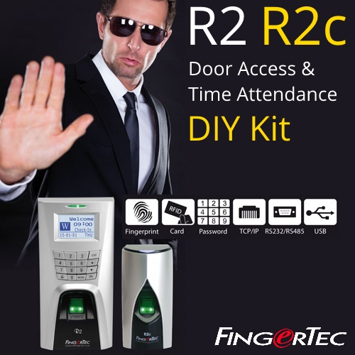 Fingertec R2+R2c Fingerprint Door Access & TAS DIY Kit Packages | Accom.my